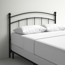 Brushed nickel king headboard store